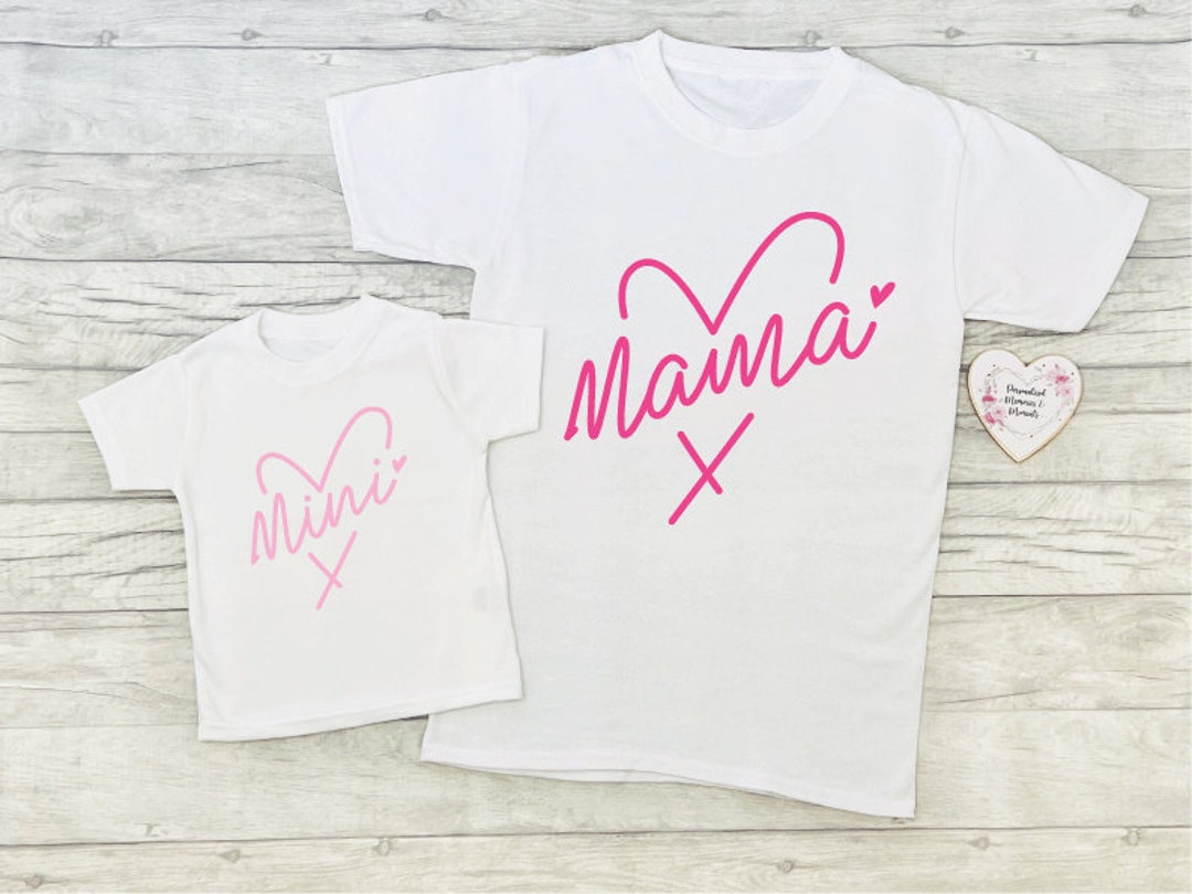 Matching Mummy Muma and Children's Mother's Day T-shirts Keepsake Baby ...