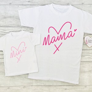 Matching Mummy Muma and Children's Mother's Day T-shirts Keepsake Baby ...