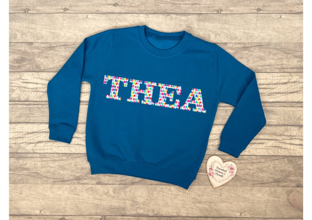 Personalised Birthday Name & Age Jumper Bday Jumper Birthday Gift ...