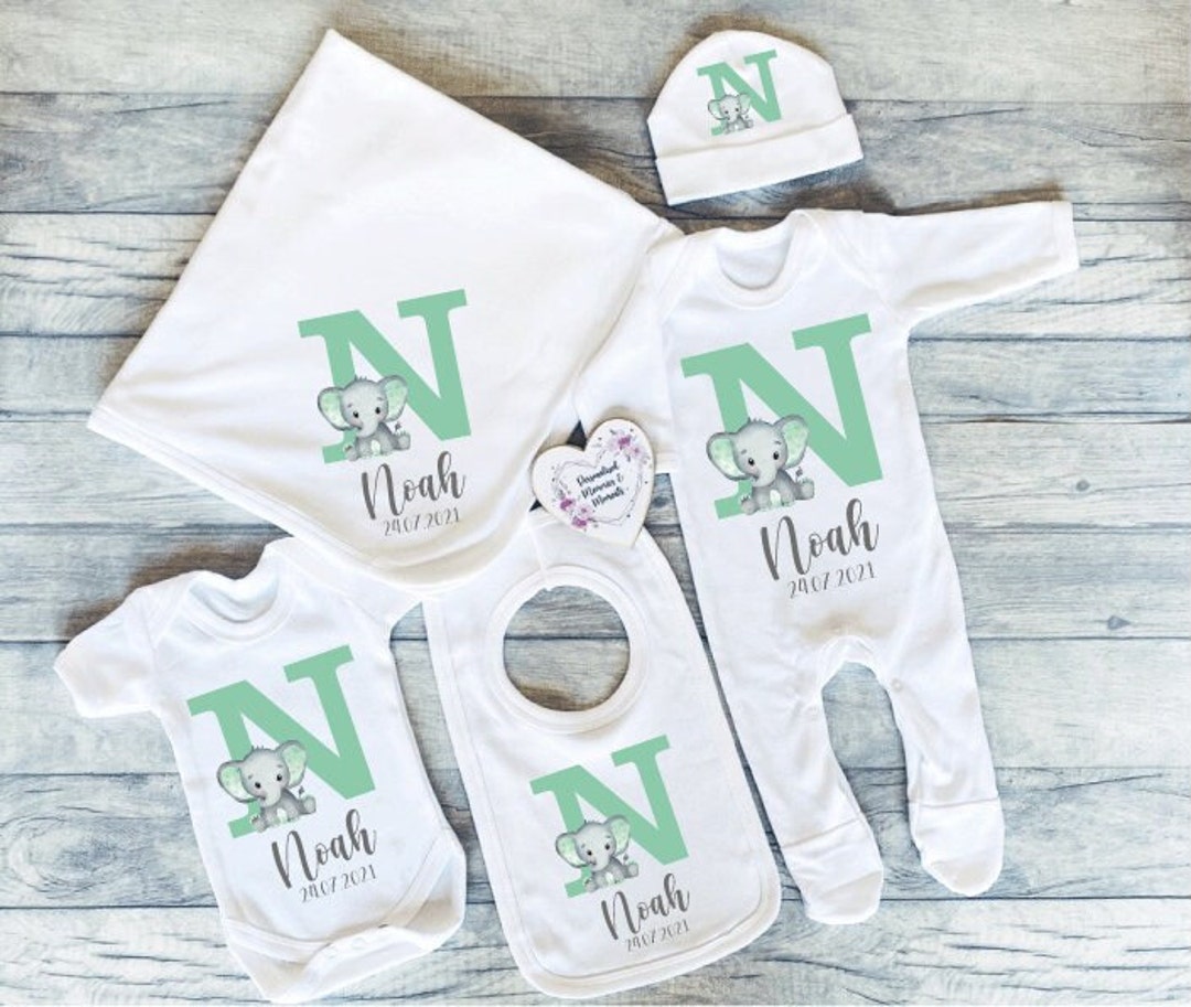 Newborn Baby Personalised Clothing Baby Gift Personalised Baby Grow ...