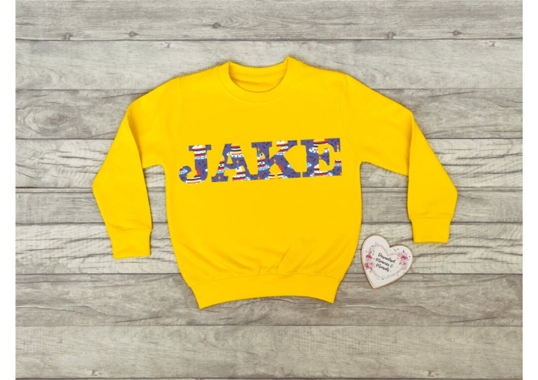 Personalised Birthday Name & Age Jumper | Bday Jumper | Birthday Gift ...