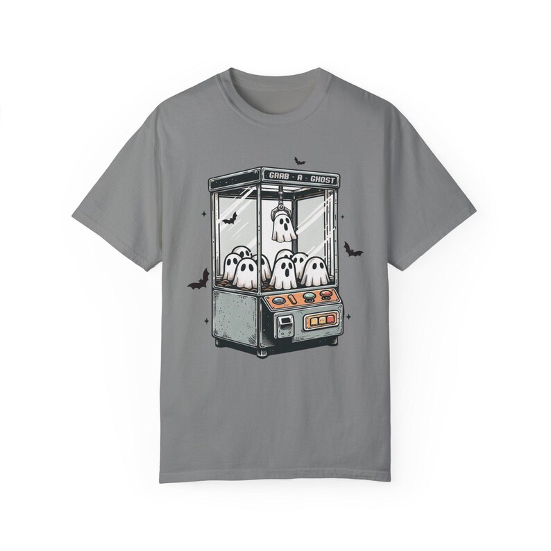 Vintage Grab-a-ghost Vending Machine Tee, Comfort Colors Nostalgic ...