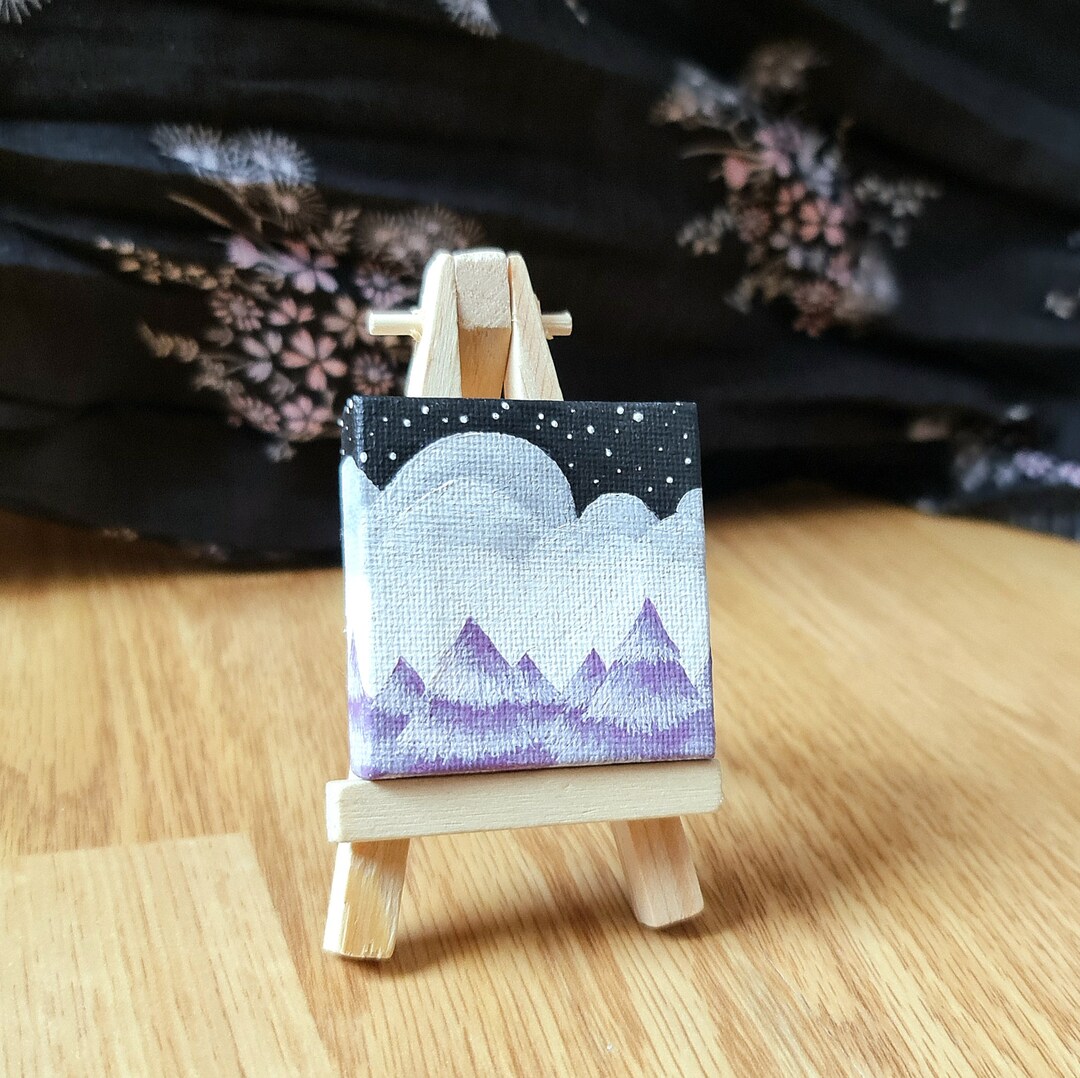 Subtle Asexual Flag Mini Landscape Painting LGBTQ Pride - Etsy