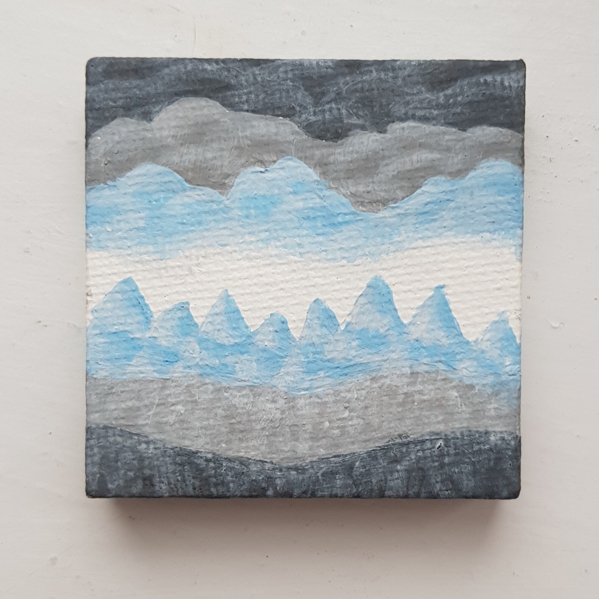 Subtle Demiboy Flag Mini Landscape Painting LGBTQ Pride | Etsy