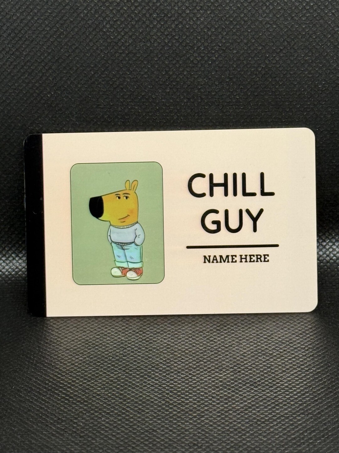 Chill Guy ID Card - Funny Prank Meme Gift for Friends! CUSTOMIZED - Etsy