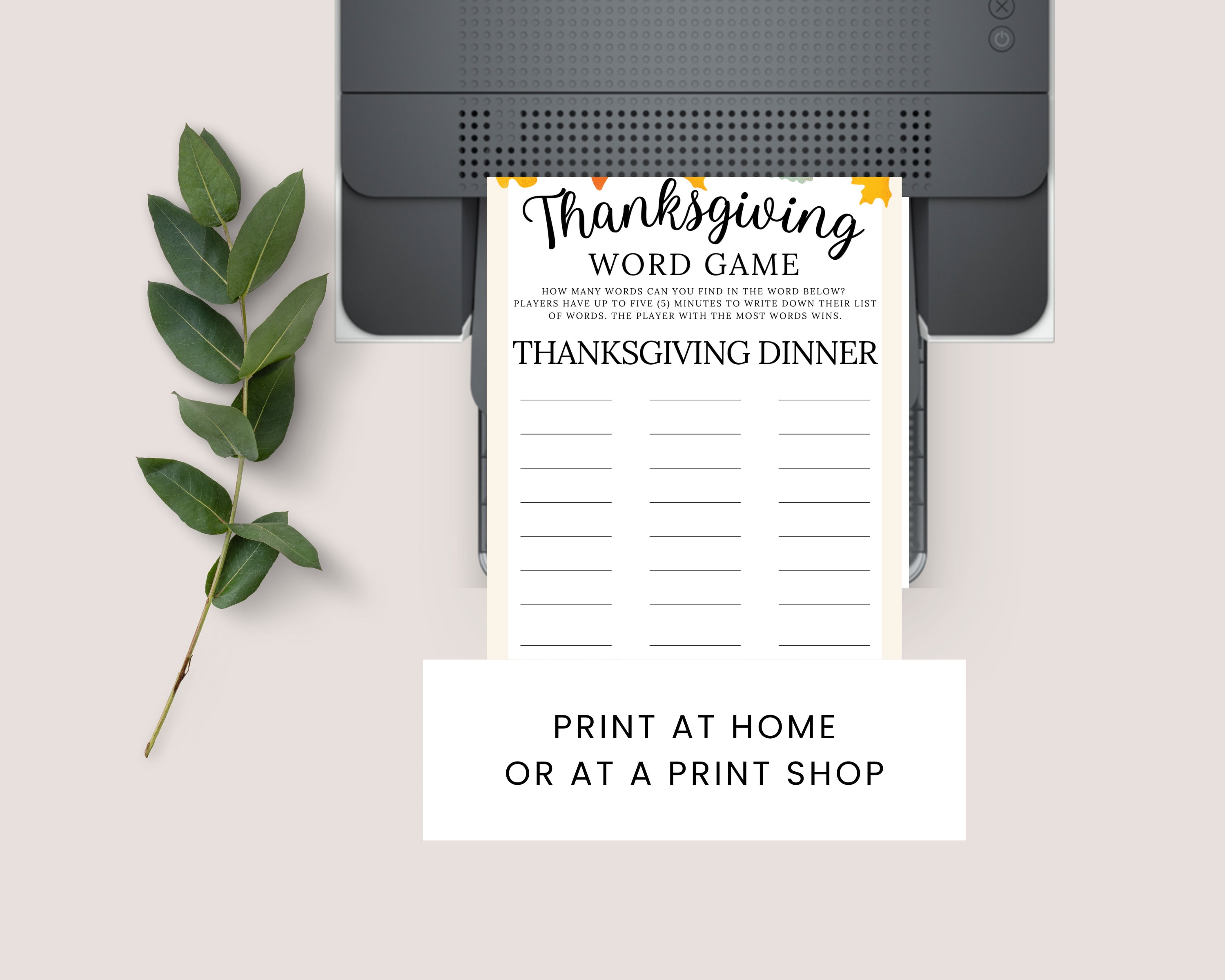 Printable Thanksgiving Word Scramble Game and Answer Key, Fun ...