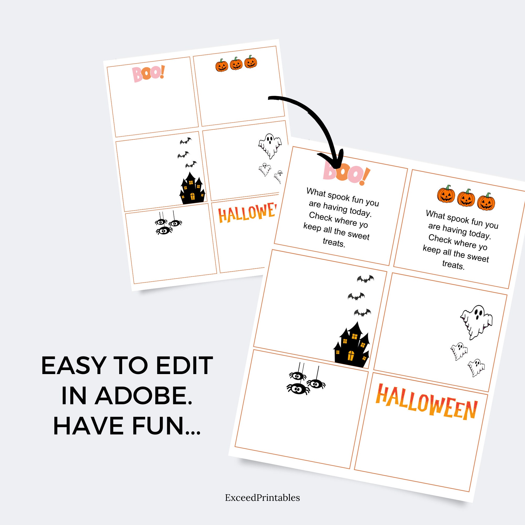 Halloween Scavenger Hunt Clues, Surprise Scavenger Hunt, Indoor and ...