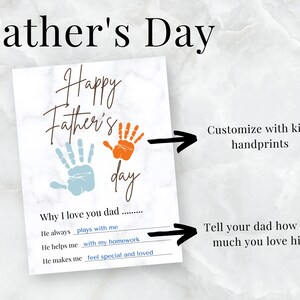 Fathers Day Handcraft Printable, Printable Fathers Day Flower Craft for ...
