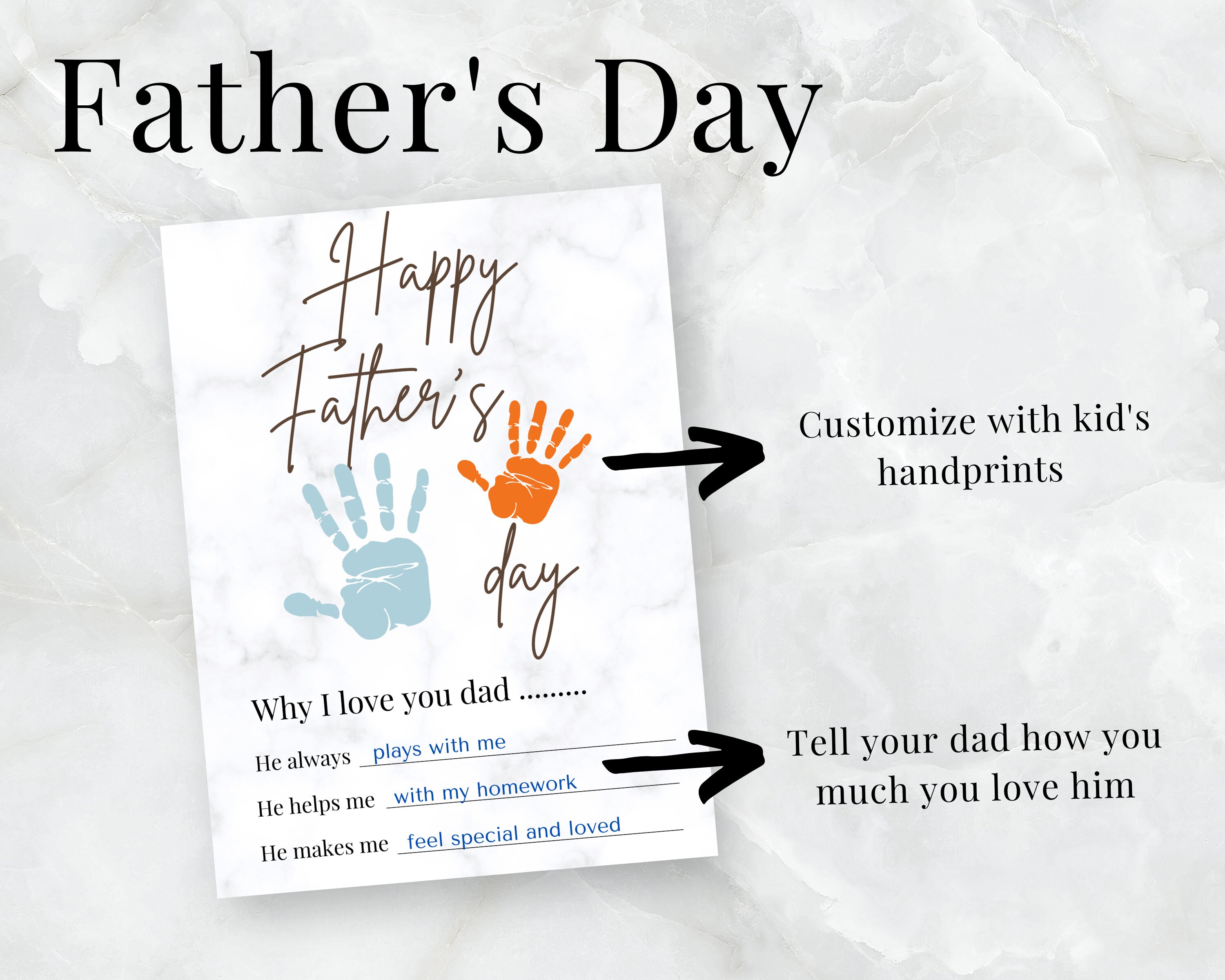 Fathers Day Handcraft Printable, Printable Fathers Day Flower Craft for ...