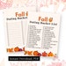 Fall Dating Bucket List for Couples, Fall Bucket List Printable, Autumn ...