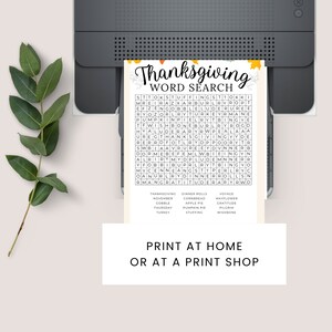 Thanksgiving Word Search Printable, Thanksgiving Word Search Activity ...