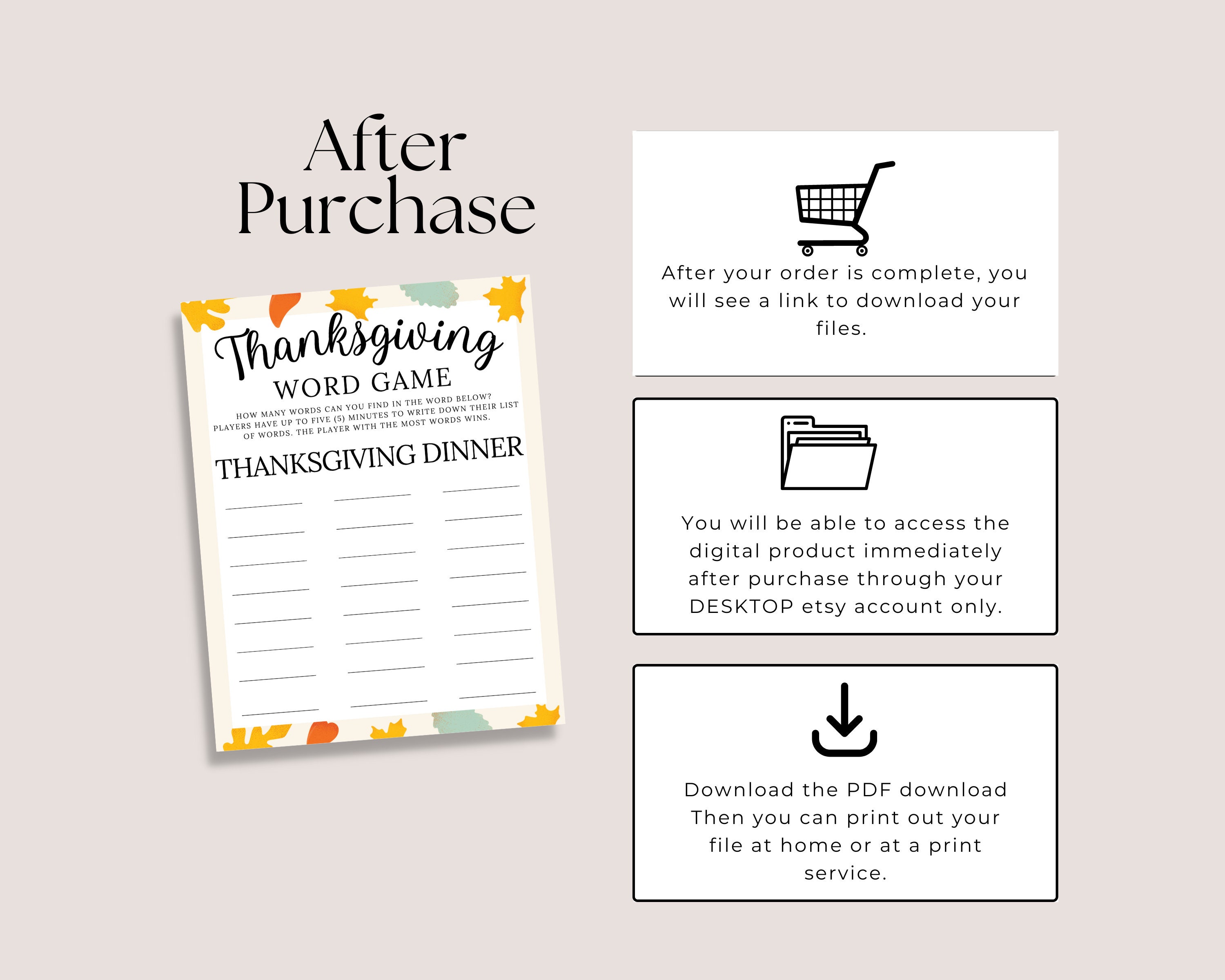 Printable Thanksgiving Word Scramble Game and Answer Key, Fun ...