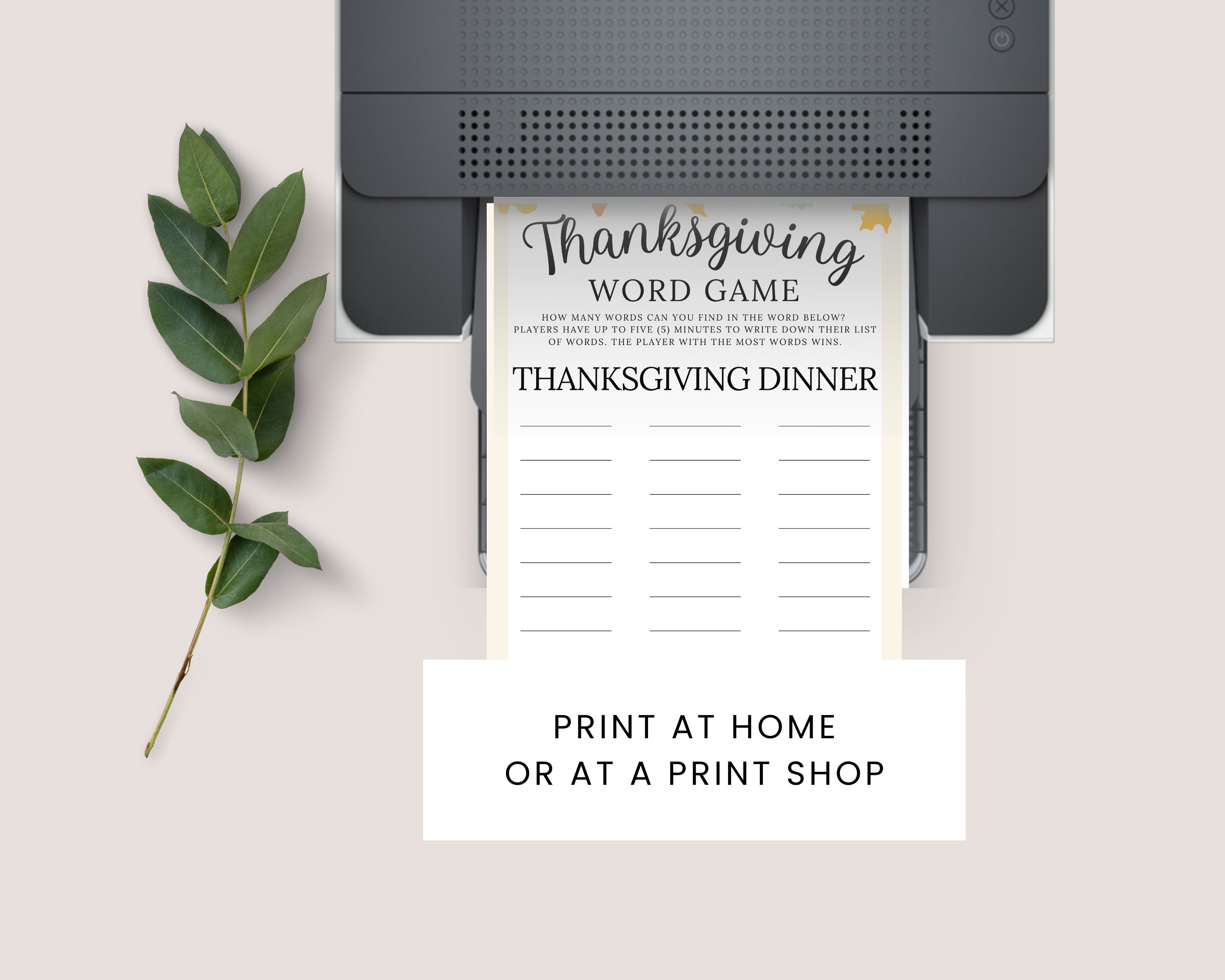Printable Thanksgiving Scattergories, Thanksgiving Word Game, Fun Game ...