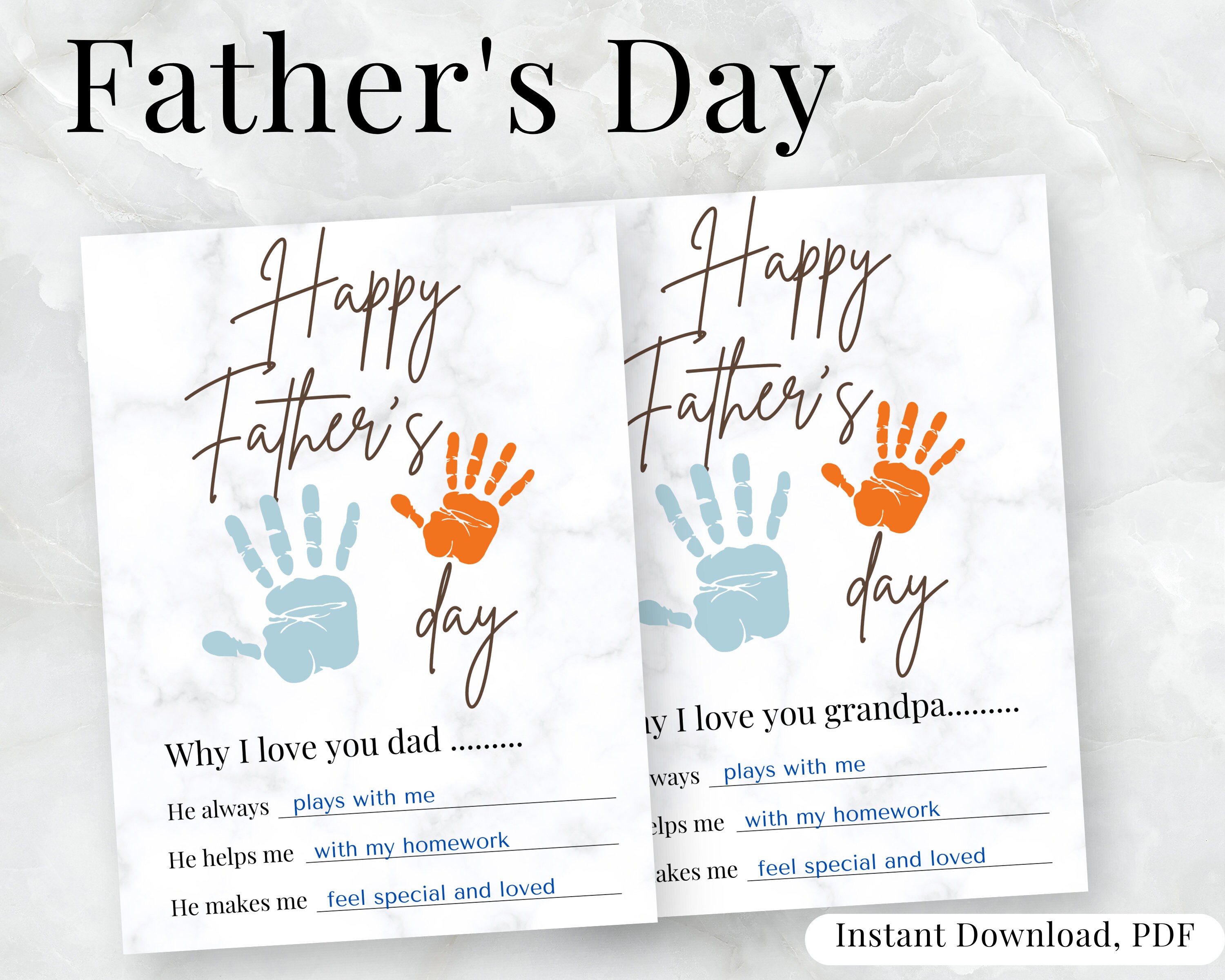 Fathers Day Handcraft Printable, Printable Fathers Day Flower Craft for ...