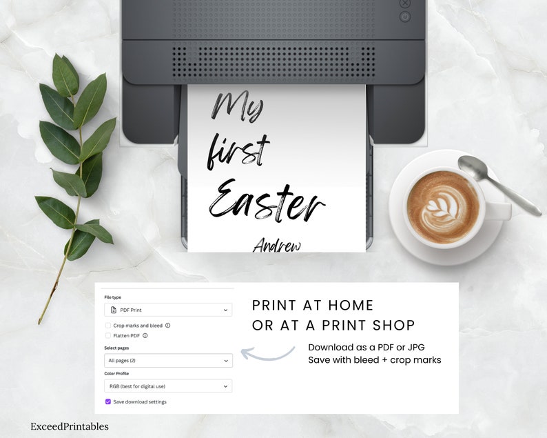Printable Handprint Easter, My First Easter Handprint Printable, Baby ...