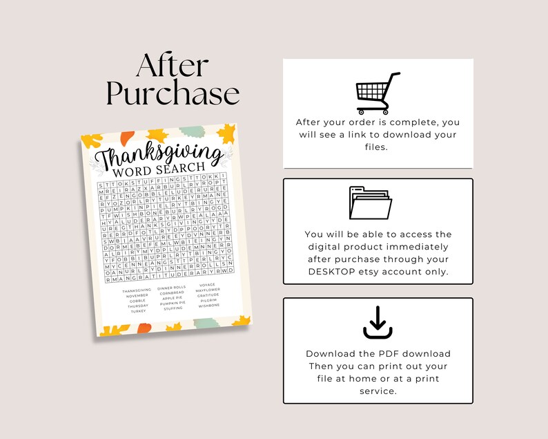 Thanksgiving Word Search Printable, Thanksgiving Word Search Activity ...