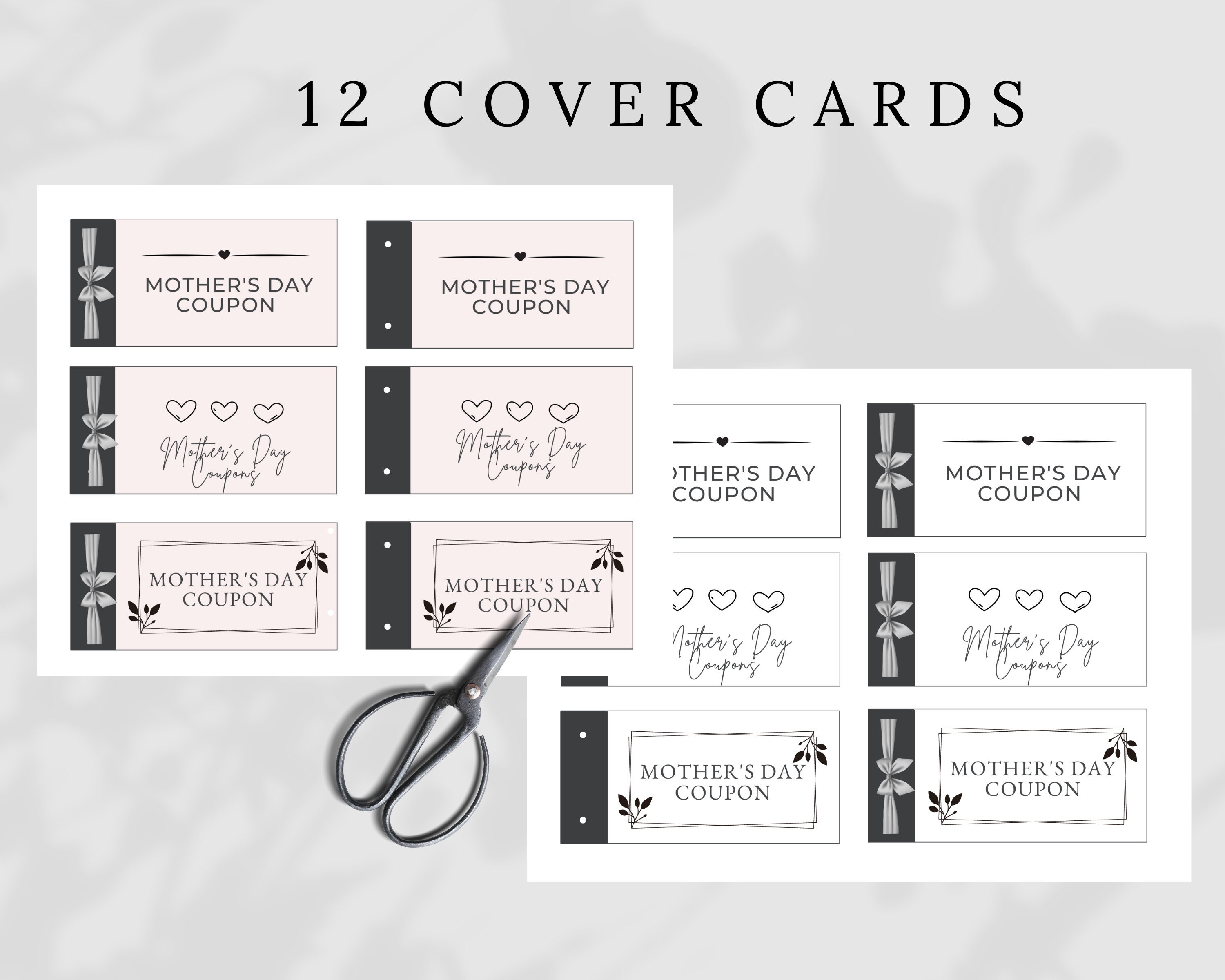 Last Minute Mother's Day Gift, Love Coupons, Printable Mothers Day ...