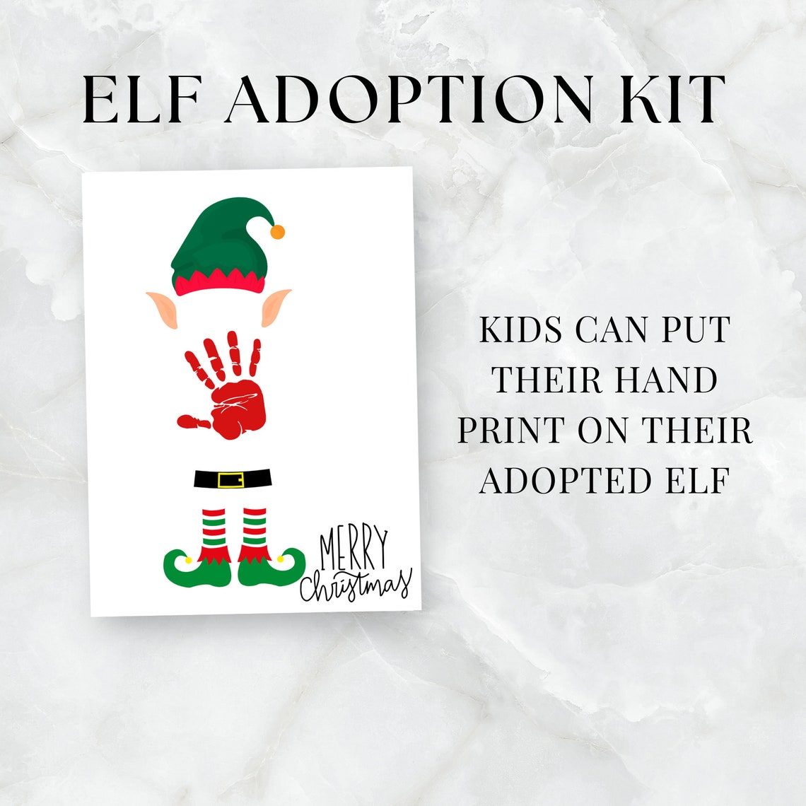 Elf Adoption Editable Kit, Adopt an Elf Printable, Elf Certificate ...