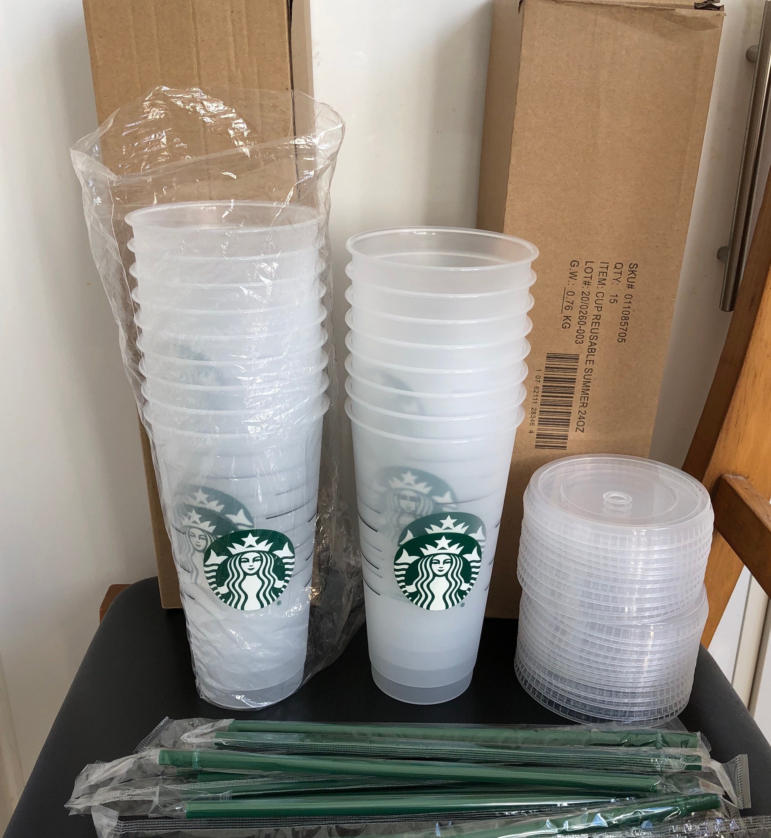 Starbucks Plastic Cup Boxes