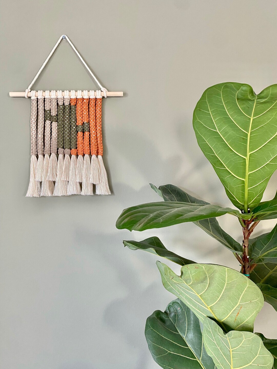 Cactus Macrame Wall Hanging Macrame Wall Decor Boho Style Home Decor ...