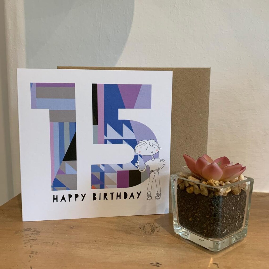 Happy 15th Birthday Card! 15 Today, Fifteenth Birthday Card, Teenage ...