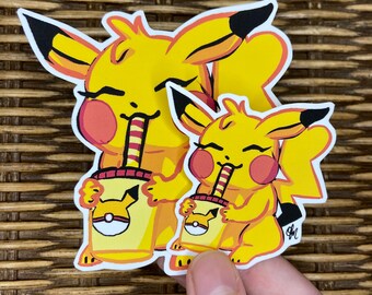 Surprised Pikachu Meme Sticker - Etsy
