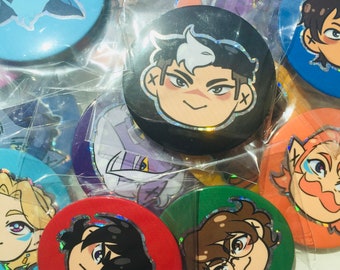 Voltron Heart Buttons | Etsy