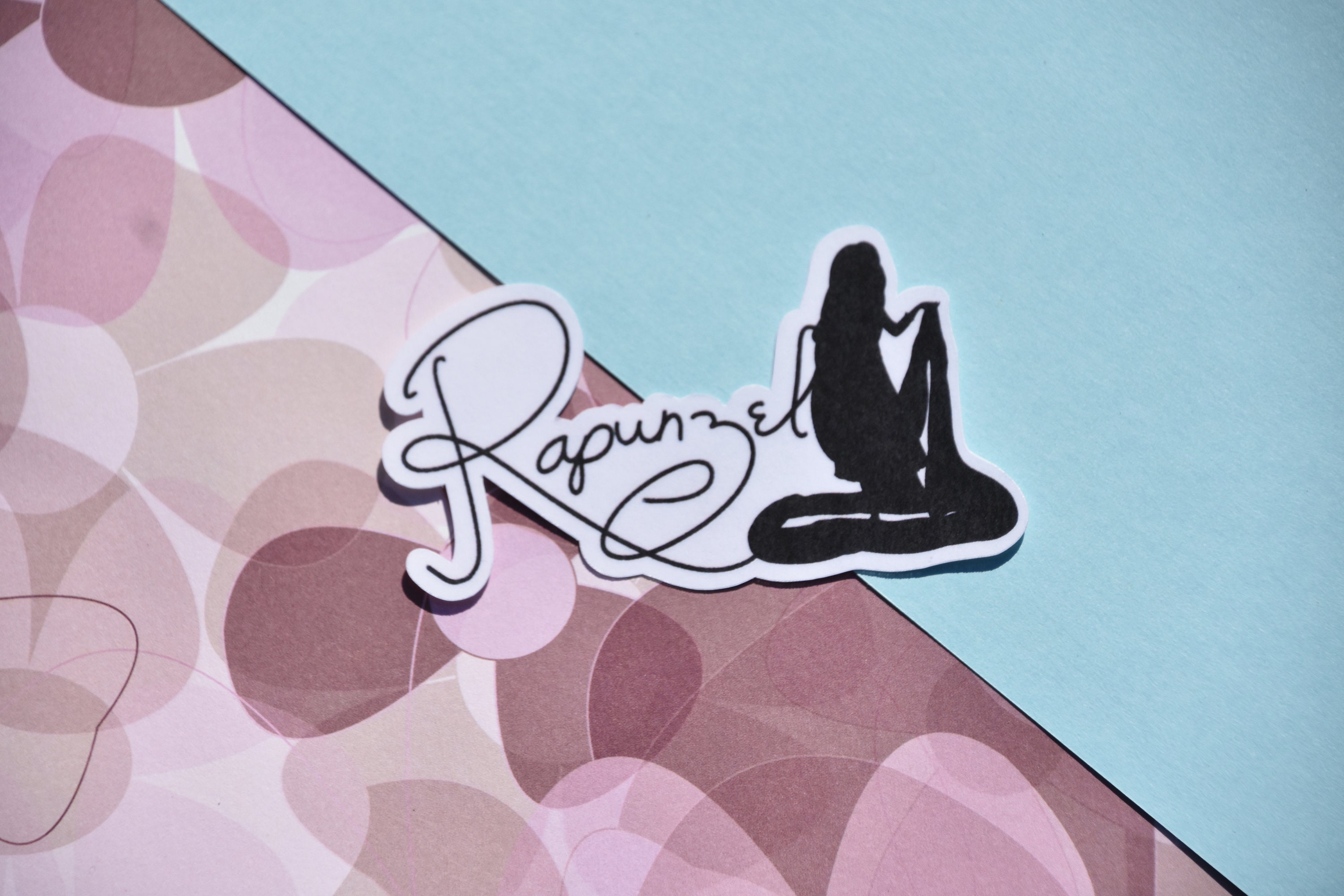 Rapunzel Disney Character Signature Sticker - Etsy