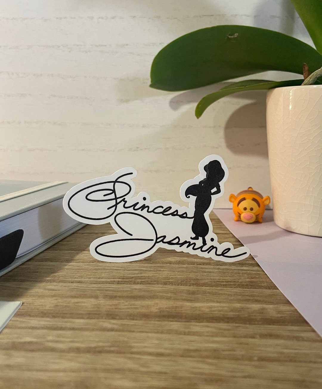 Princess Jasmine Character Signature Sticker Disney Sticker Autograph ...