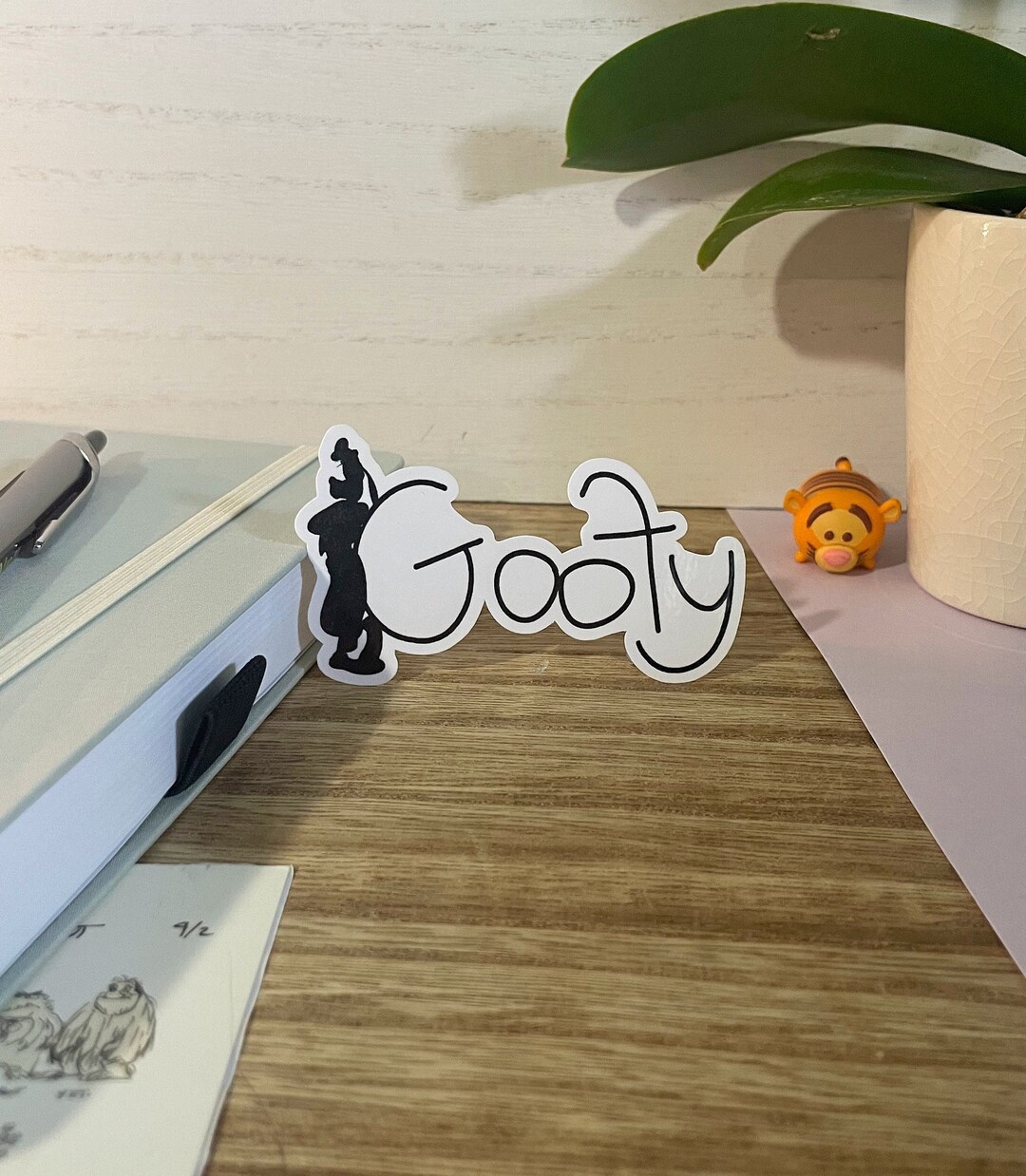 Goofy Character Signature Sticker Disney Sticker Autograph Water ...