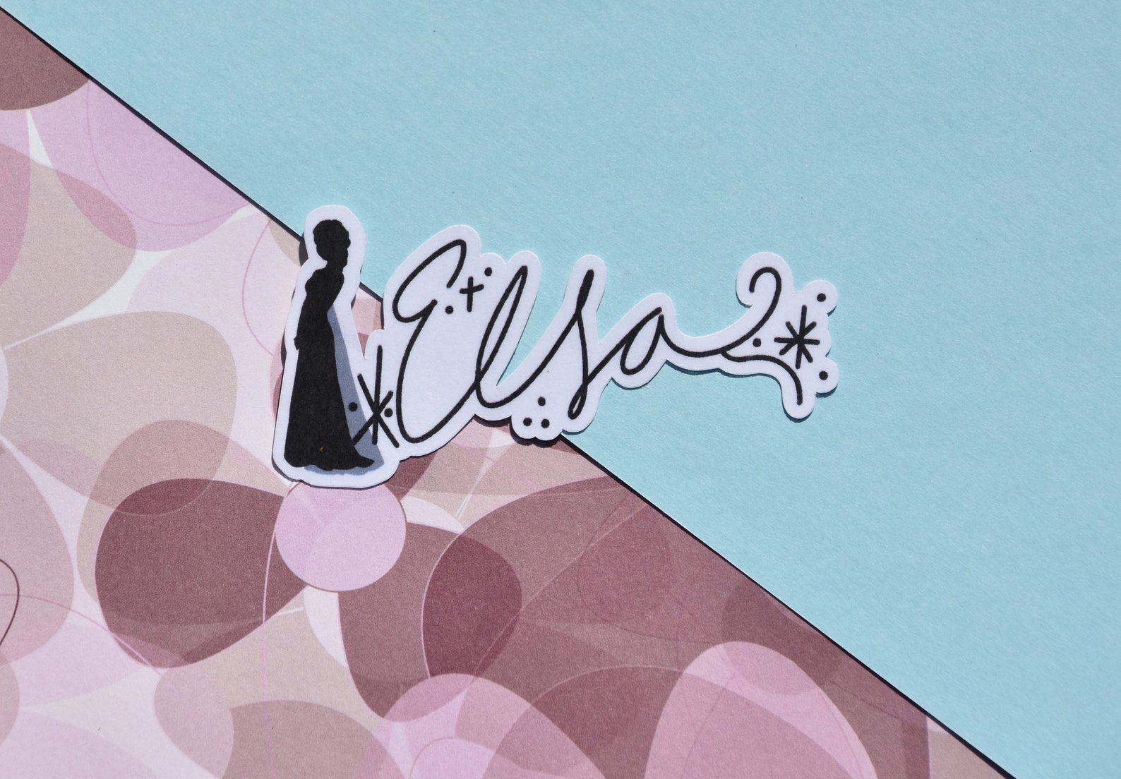 Elsa Disney Character Signature Sticker - Etsy