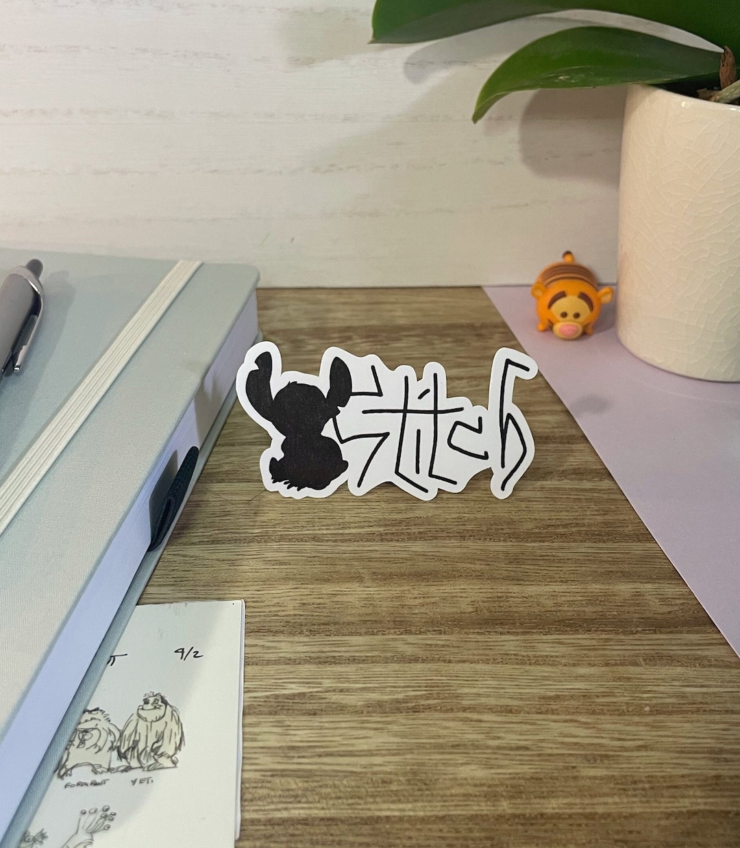 Stitch Character Signature Sticker Disney Sticker Autograph Water ...