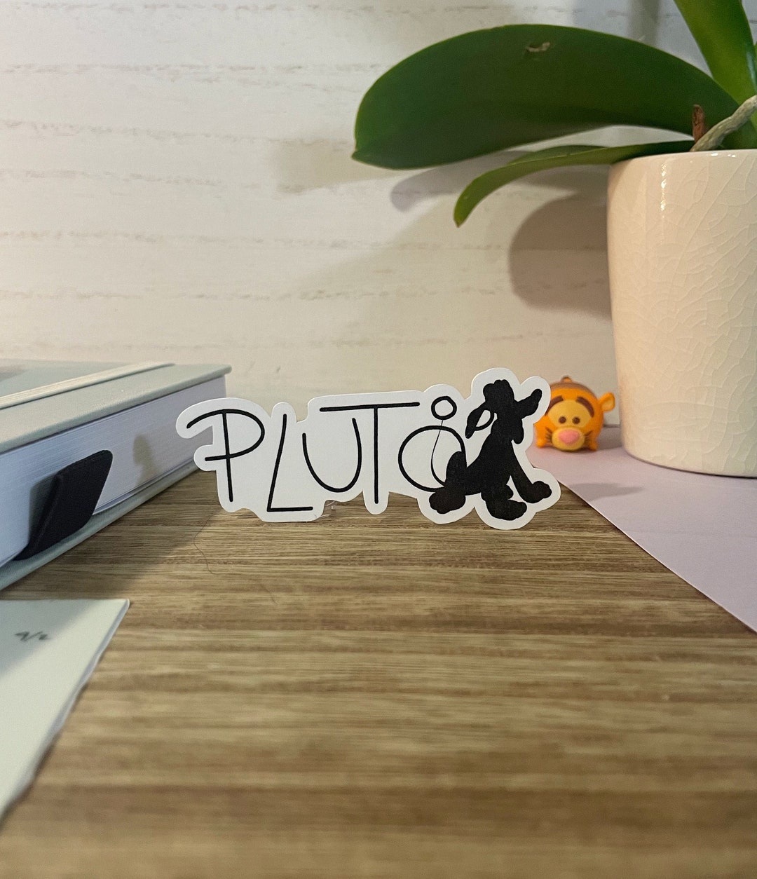 Pluto Character Signature Sticker | Dog Sticker | Disney Sticker ...