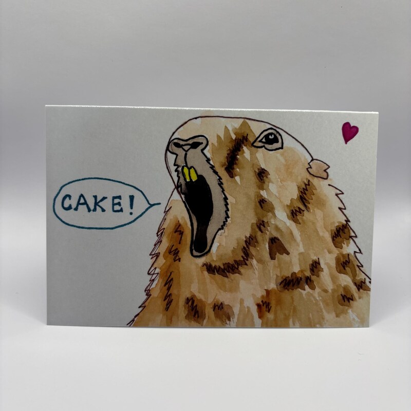 Groundhog Birthday Card - Etsy