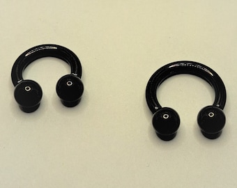 8G Silver Septum Pincher Nose Ear Stretching Metal Earring Piercing ...