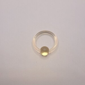 Jelly Candy Color Septum Ring Acrylic Hoop Barbell Piercing Nose Ear 4G ...