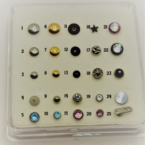 Dermal Anchor Top Micro Piercing Implant - Flat Ball Spike Pink Blue ...