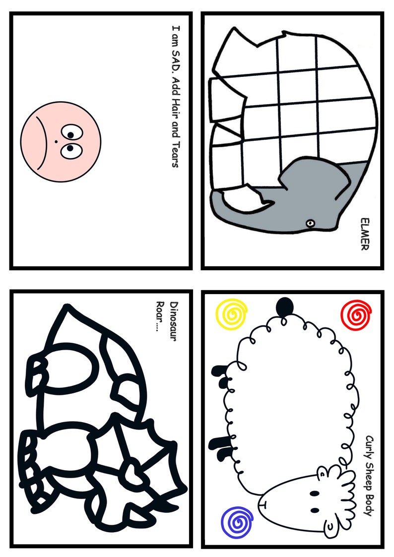Kindergarten Playdoh Printable Mat/ 34 Playdohmat Activity ...