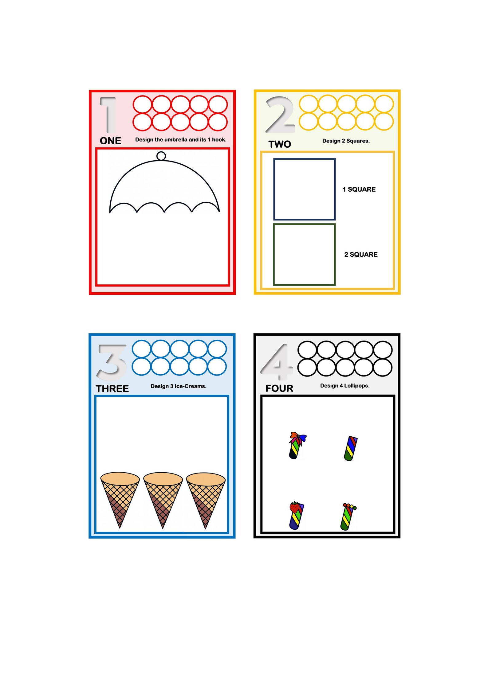 Kindergarden Playdoh Printable Mat/ 34 Playdohmat Activity ...