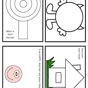 Kindergarden Playdoh Printable Mat/ 34 Playdohmat Activity ...