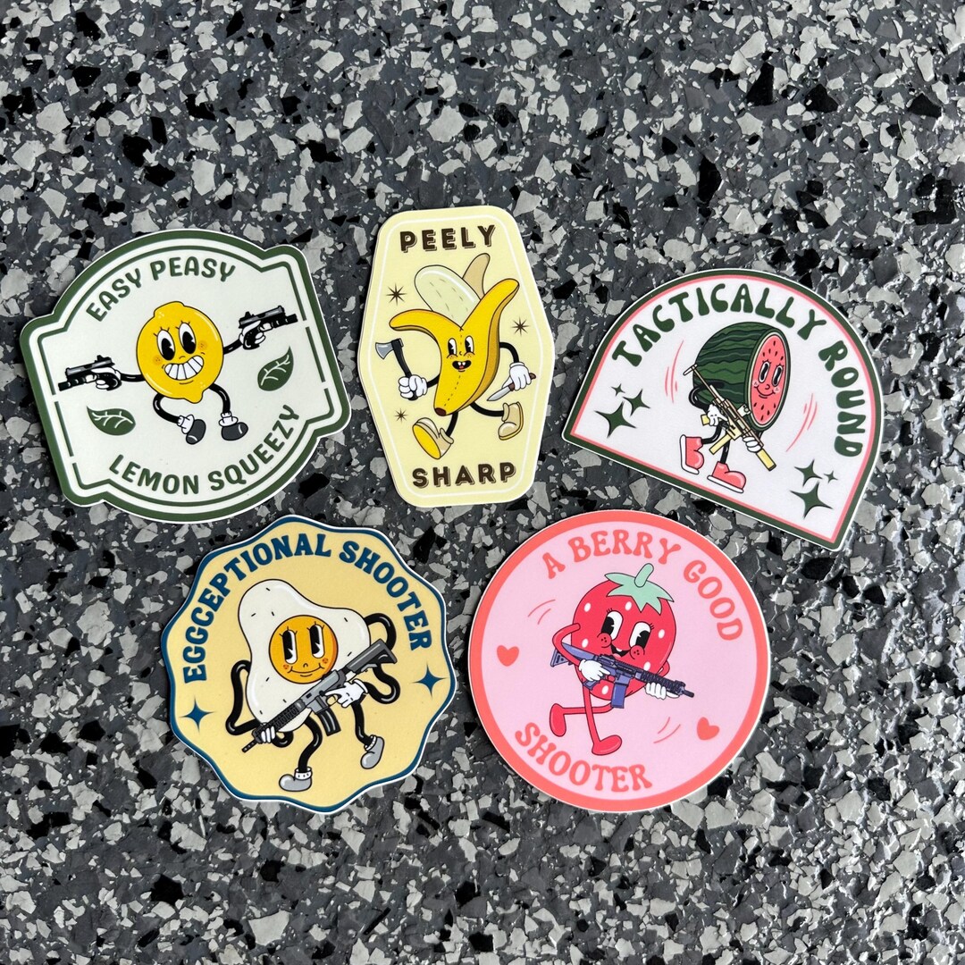 Retro Tactical Sticker Pack - Etsy