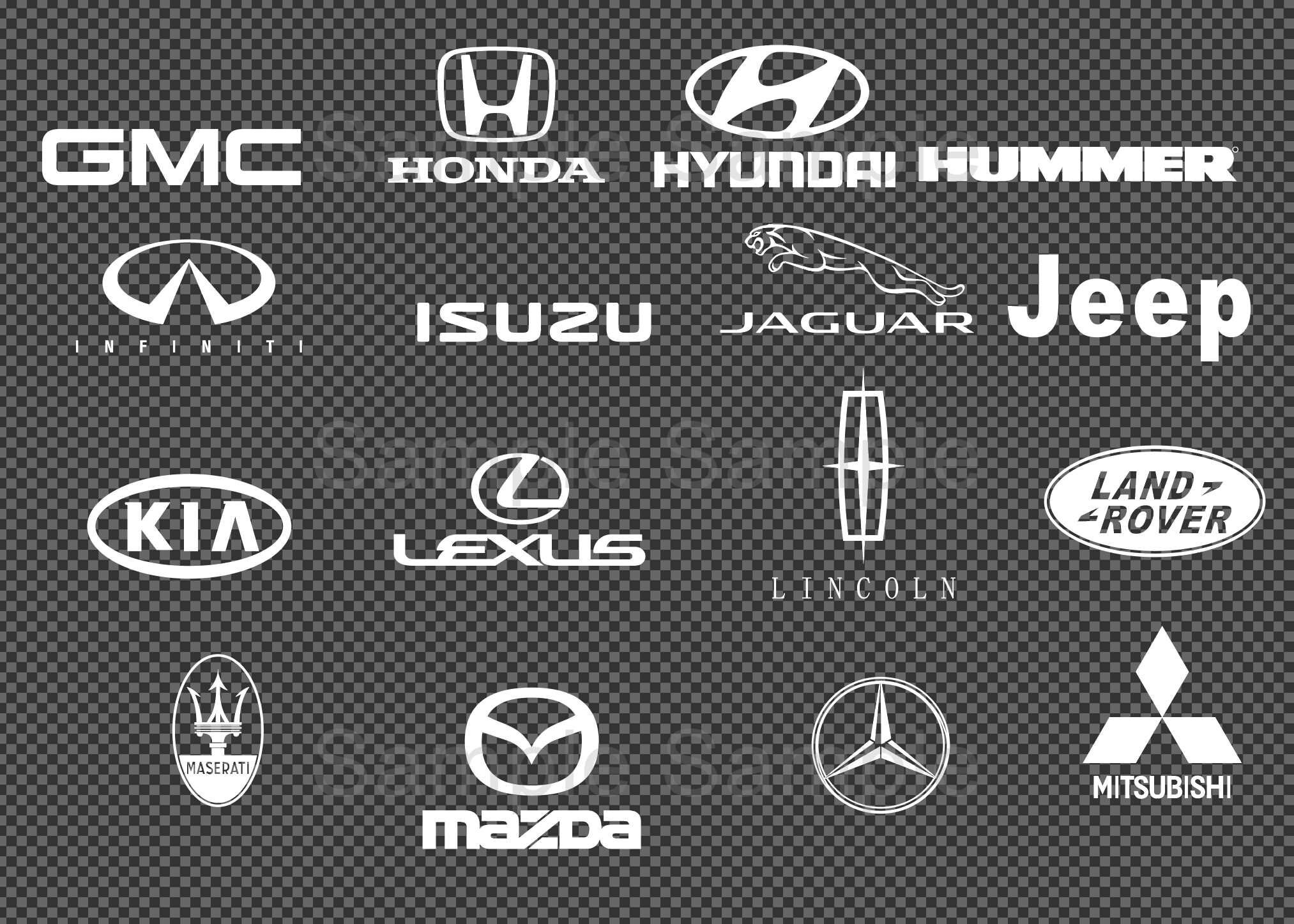 Calcomanía de vinilo con logotipo de empresa de automóviles de | Etsy