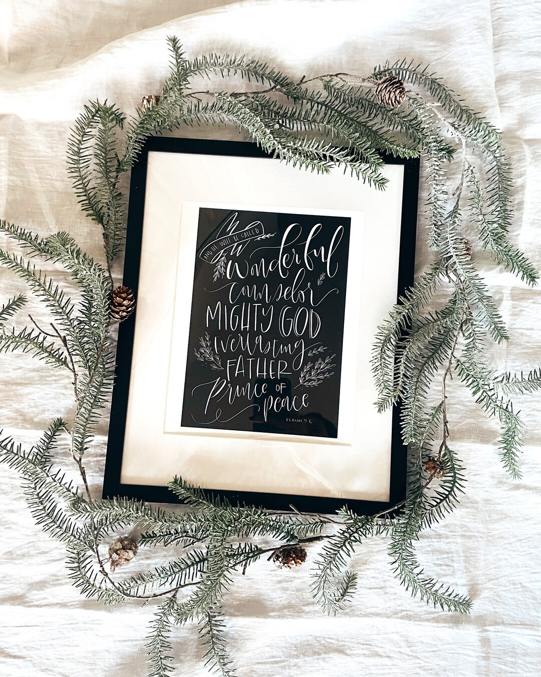 Isaiah 9:6 Holiday Print, 8x10 - Etsy