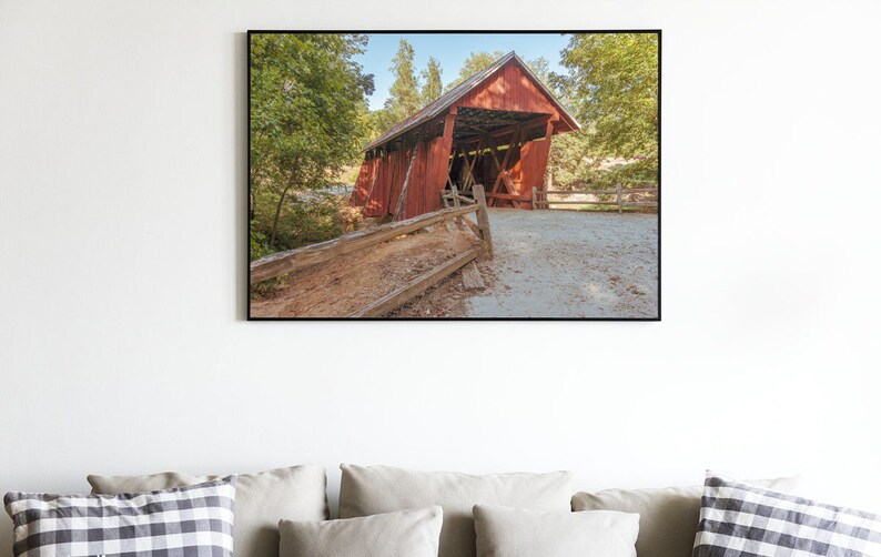 Bridge Download, Covered Bridge, Printable Download, Prints, Landrum ...