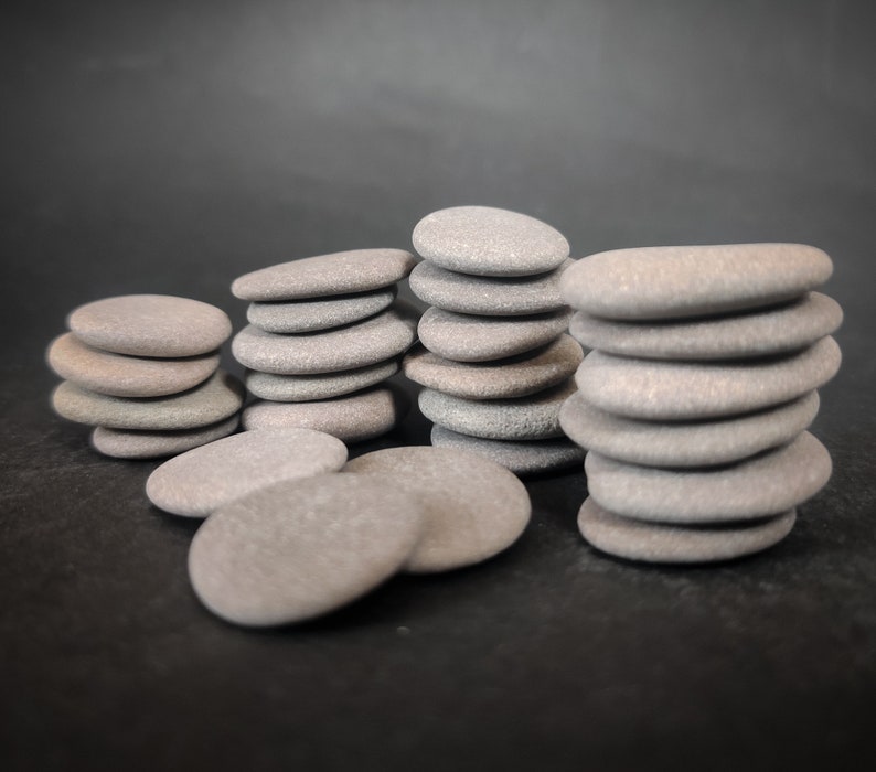 Small Flat Beach Rocks Bulk Lot 30-90 Pieces 1/4'' | Etsy