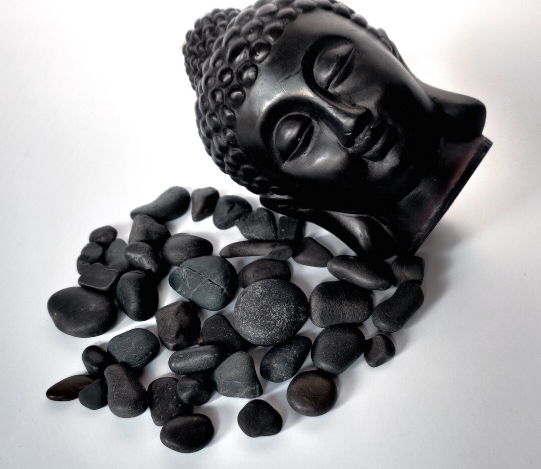 Genuine Black Sea Rocks Bulk, Lot 25-75 Pieces, 1/2'' 1 1/2'' Smooth ...