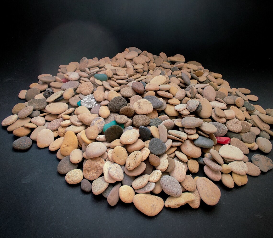 Small Colorful Beach Pebbles Mix in Bulk Lot 50-150 Pieces - Etsy