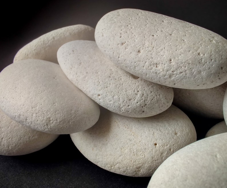 Large White Beach Stones Bulk Lot 6-12 1 3/4'' 2 - Etsy