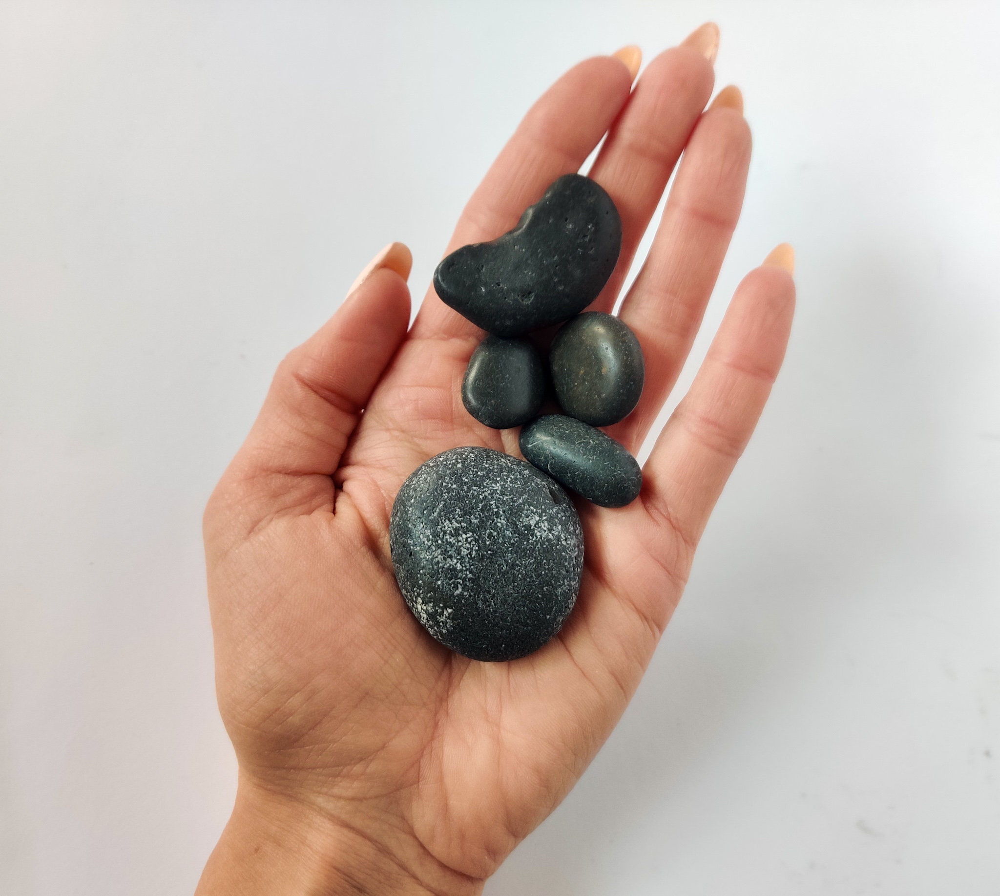 Genuine Black Sea Rocks Bulk Lot 25-75 Pieces 1/2'' - Etsy 日本