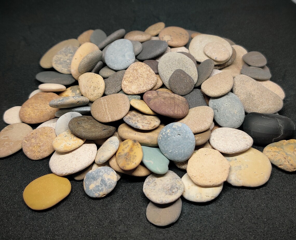 Small Colorful Beach Pebbles Mix in Bulk Lot 50-150 Pieces - Etsy